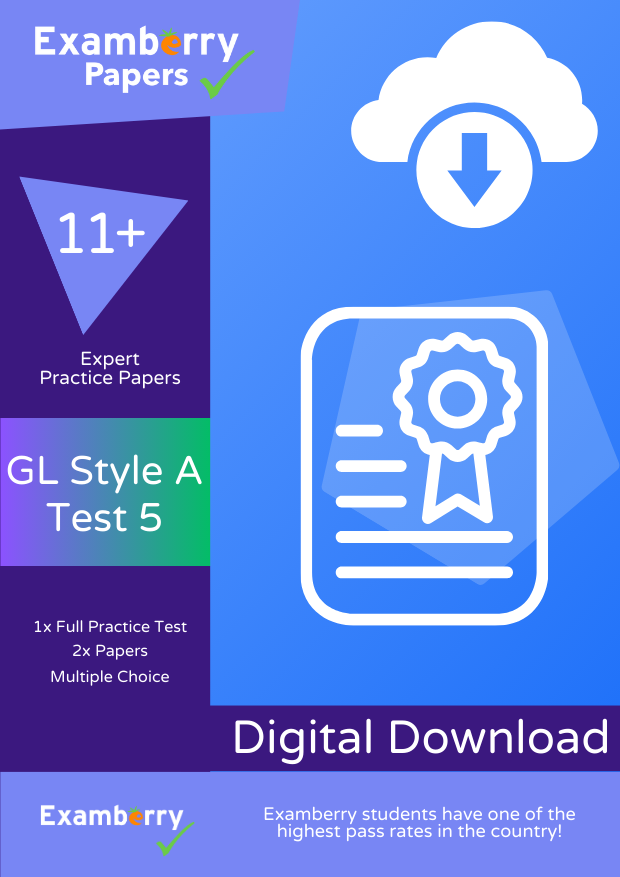 11+ GL Assessment (Style A) Practice Test 5 (Download)