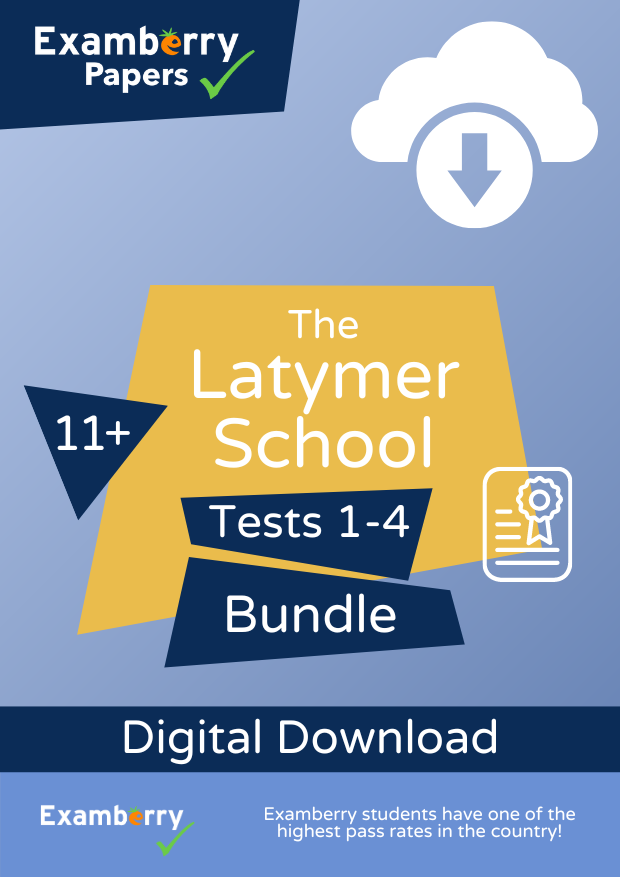 11+ The Latymer School (Edmonton) Practice Practice Tests 1-4 Bundle ...